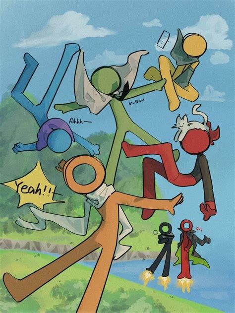 Character Stickman Alan Becker