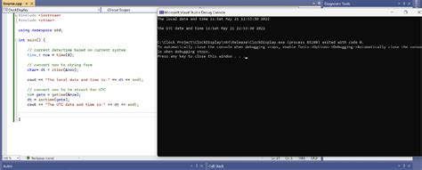 Solved C Clock Program This Is For An Entry Level Computer