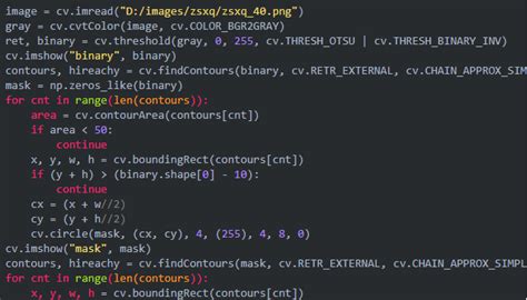 Opencv Binary Image Analysis To Find Missing And Bullseye Programmer