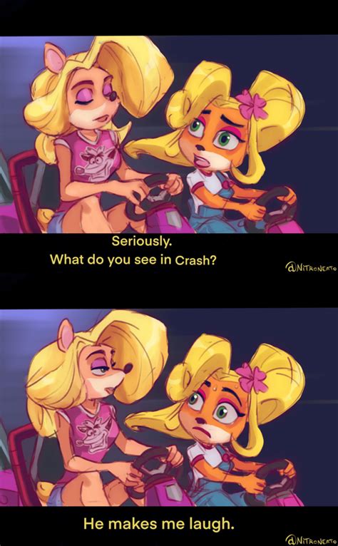 Coco Still Cant Understand Why She Love Him So Much Crash Bandicoot Know Your Meme