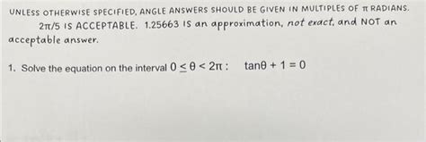 solved unless otherwise specified angle answers should be
