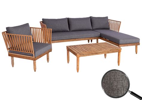 Garten Garnitur Hwc L29 Garnitur Sitzgruppe Lounge Set Sofa Akazie
