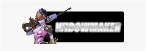 Widowmaker Overwatch Overwatch Ow Widowmaker Amelie Lacroix Deep Purple 600x210 Png Download