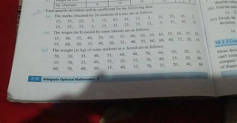 Find Quartile Deviation And Its Coefficient For The Following Data A