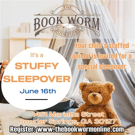 Stuffy Sleepover Your Community Independent Bookstore