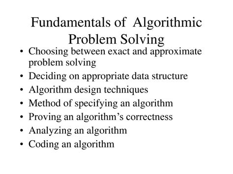 Introduction To The Design And Analysis Of Algorithms Ppt Download