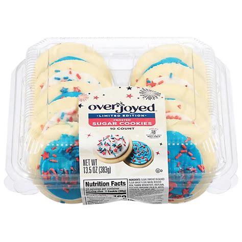 Overjoyed Frosted Patriotic Sugar Cookies 135 Oz Albertsons
