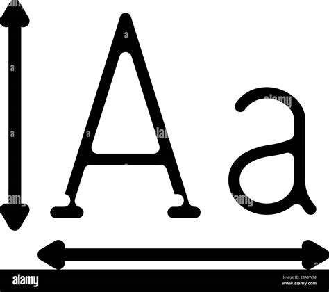 Typography Ux Ui Design Glyph Icon Vector Typography Ux Ui Design Sign