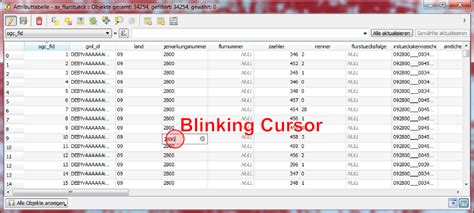 Cursor Missing In Table View Of ArcGIS For Desktop Geographic Information Systems Stack Exchange
