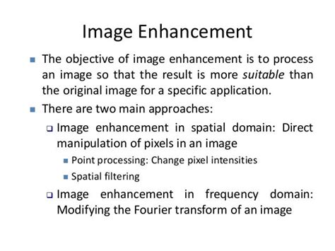 Chapter 3 Image Enhancement Spatial Domain