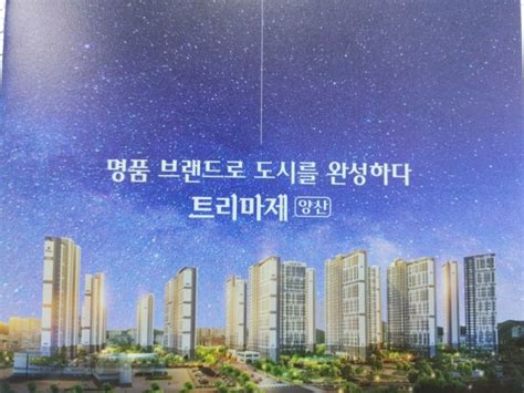양산 덕계 트리마제 분양권 매매 And 매물 접수거래완료 네이버 블로그