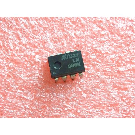 Ci Lm 386 N ~ Ic Lm386n ~ Low Voltage Audio Power Amplifier ~ Dil 8