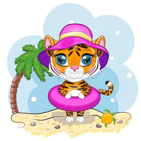 Tiger Swimming Stock Illustrations 344 Tiger Swimming Stock