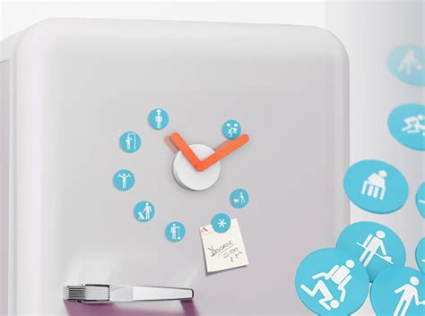 Die individuelle Magnet-Uhr