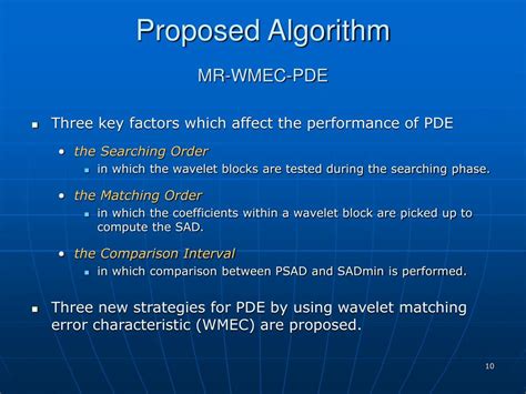 Ppt Fast Lossless Multi Resolution Motion Estimation For Scalable Wavelet Video Coding