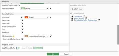 Microsoft Ca Deep Packet Inspection Fortigate Fortios 7211