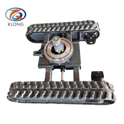 Rubber Crawler Track Industry Rubber Crawler Loading Rubber Tracked Undercarriage Track Base