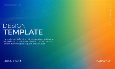 Abstract Blue Green Orange Gradient Background Pattern 42898413 Vector Art At Vecteezy