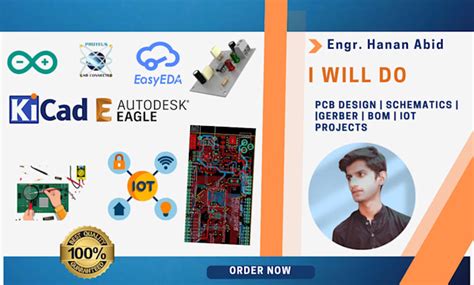 Design Professional Pcb Layout Schematic Bom And Gerber Files By Hanabid68 Fiverr