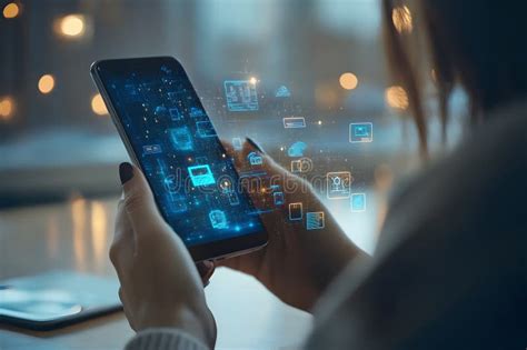 Data Privacy And Protection Network Security Concept Stock Image