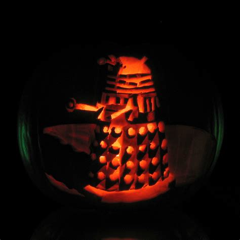 Dalek Pumpkin Carving Epbot More Halloween Pumpkin Fun