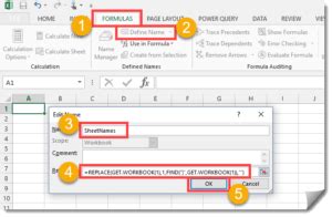 How To Generate A List Of Sheet Names From A Workbook Without VBA How To Excel