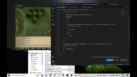 osrs making a woodcutting script from scratch in ahk autohotkey youtube