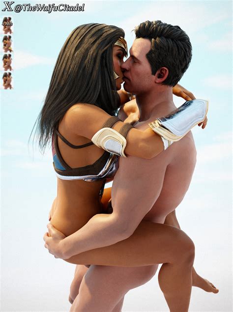 Rule 34 3d 3d Artwork Darkbahamuth Embrace Female Floating Kissing Lifting Straight