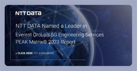 Transatel Ntt On Linkedin Ntt Data Awarded A Leader Position In