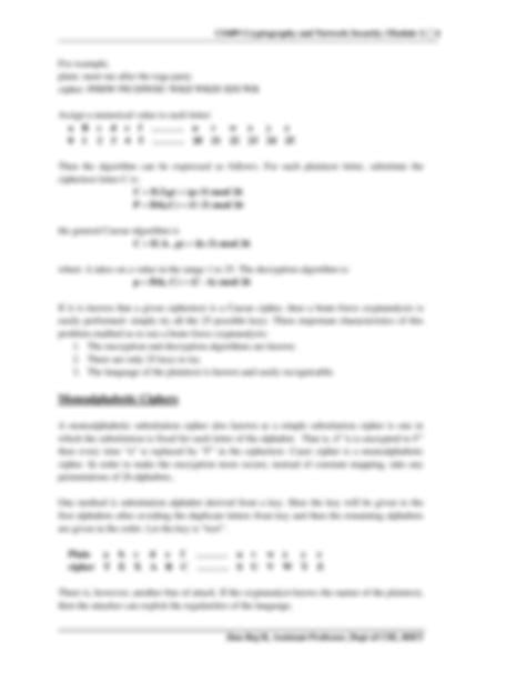 Solution Symmetric Cipher Model Cryptography Studypool