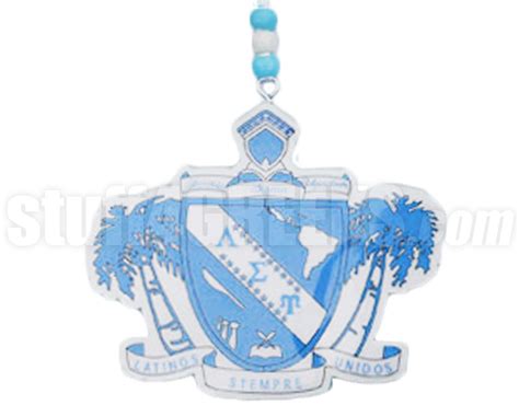 Lambda Sigma Upsilon Crest Tiki Necklace Lambda Sigma Upsilon Crest Tiki Necklace