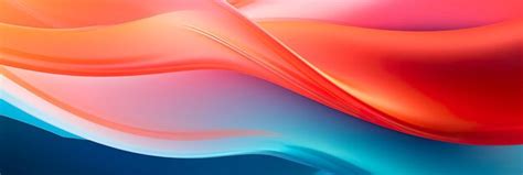 Premium Photo Abstract Background With Smooth Gradients And Soft Waves Creating A Sense Of