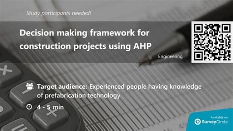 Decision Making Framework By Ahp R Surveycircle