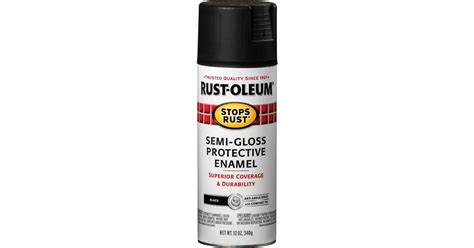 Rust Oleum Stops Gloss Protective Enamel Spray Wood Paint Black Price