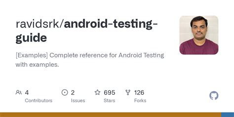 Github Ravidsrk Android Testing Guide Examples Complete Reference For Android Testing With