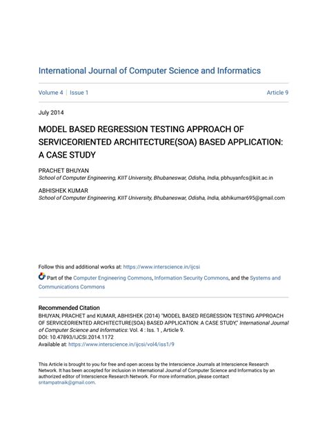 pdf model based regression testing approach of serviceoriented