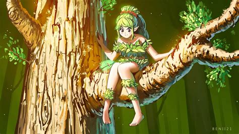 Artstation Terraria Dryad Fanart