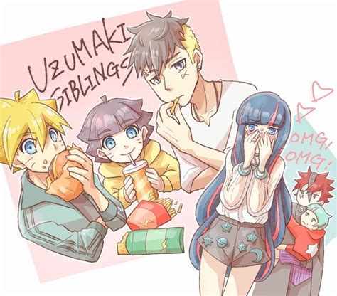 Kawaki Boruto Himawari