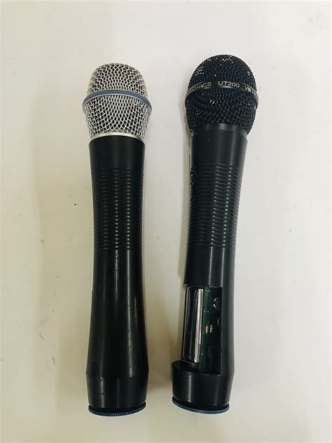 Pair Of Lectrosonics Microphones UT UT Block Reverb
