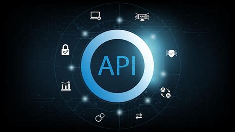 Premium Vector Application Programming Interface Api On Blue