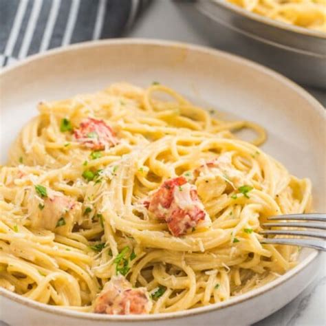 Garlic Butter Creamy Lobster Pasta