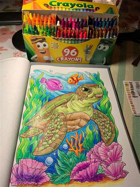 Colored Drawings Crayons Crayon Art Coloring Book Pages Crayola Art