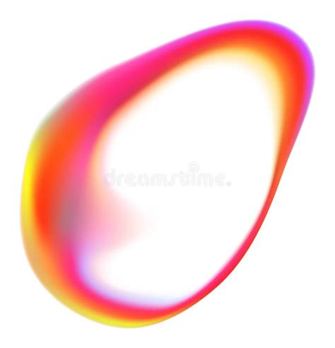Rainbow Blob Shape Color Gradient Stock Illustration Illustration Of