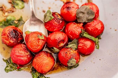 Scrumptious Blistered Tomatoes Moon And Spoon And Yum