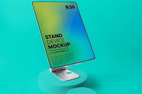 Premium Psd Device Stand Mockup Presentation