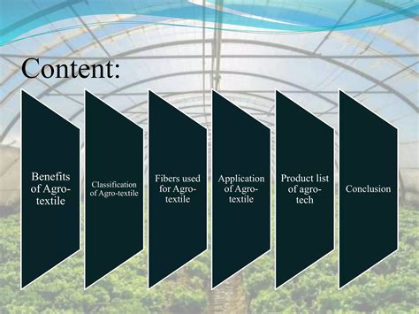 Agrotech Technical Textile Pptx