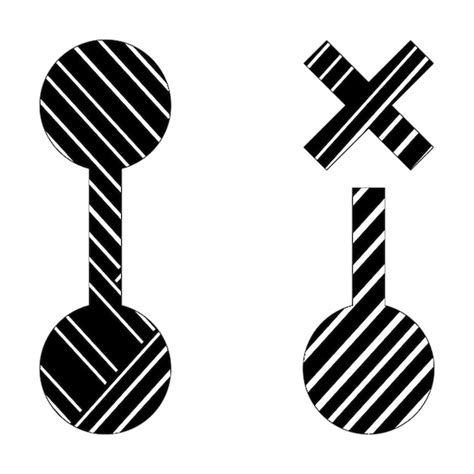 Premium Photo Photo Icons Code Pull Request Closed Icon Black White Diagonal Lines