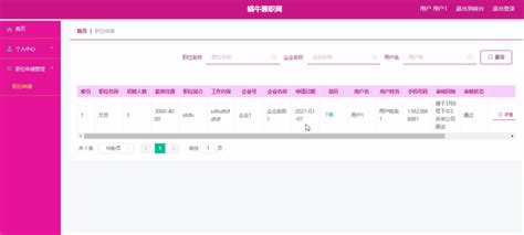 Java基于springbootvue的蜗牛兼职网系统的研究与实现 计算机毕业设计源码网
