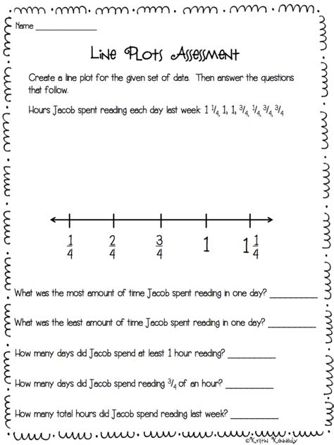 Create A Line Plot With Your Own Data Worksheets 99worksheets