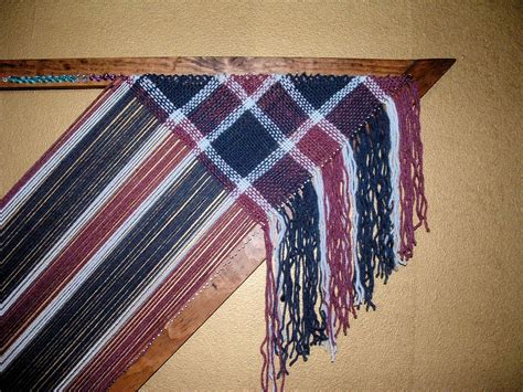 Hand Woven First Cut Length Shawl Weaving Has Begun